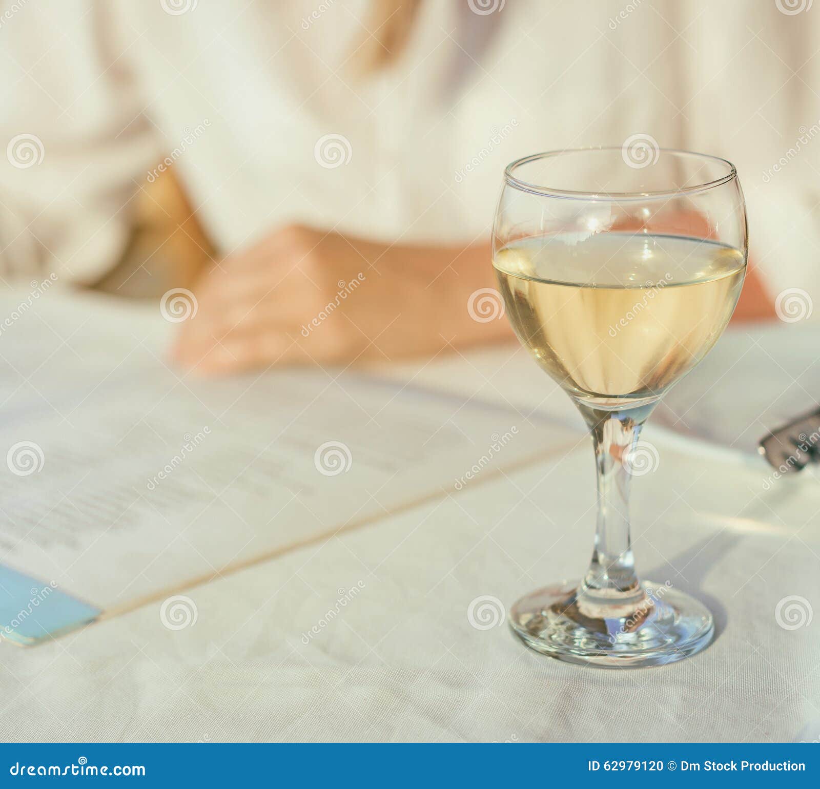 Woman with menu. stock photo. Image of concept, choosing - 62979120