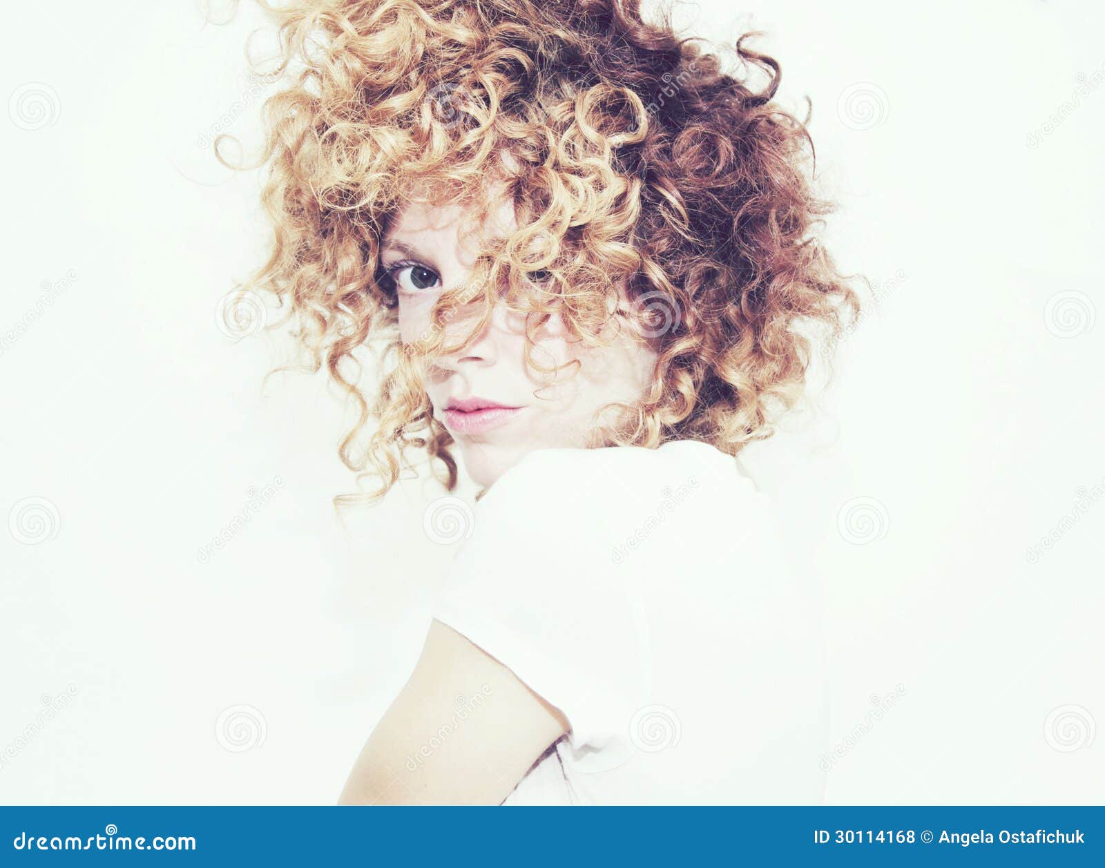 Messy Curls stock photo. Image of diverse, background - 30114168