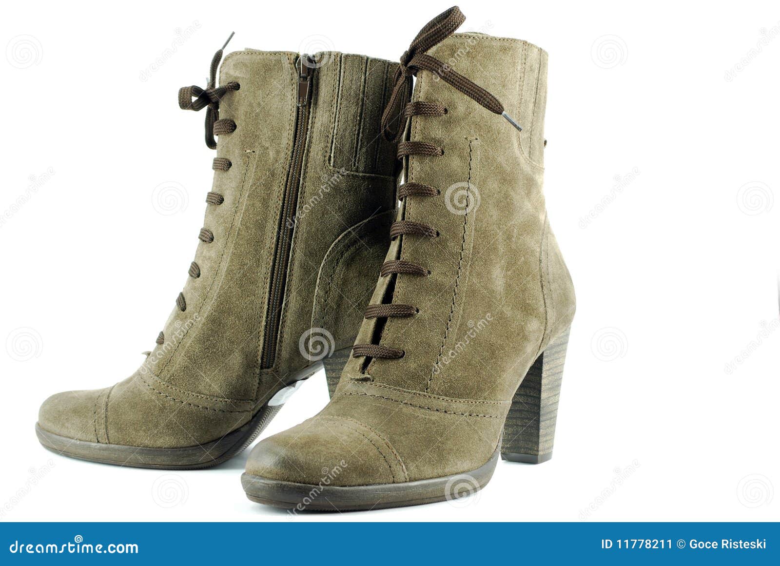 Woman modern boots stock image. Image of isolated, antelope - 11778211