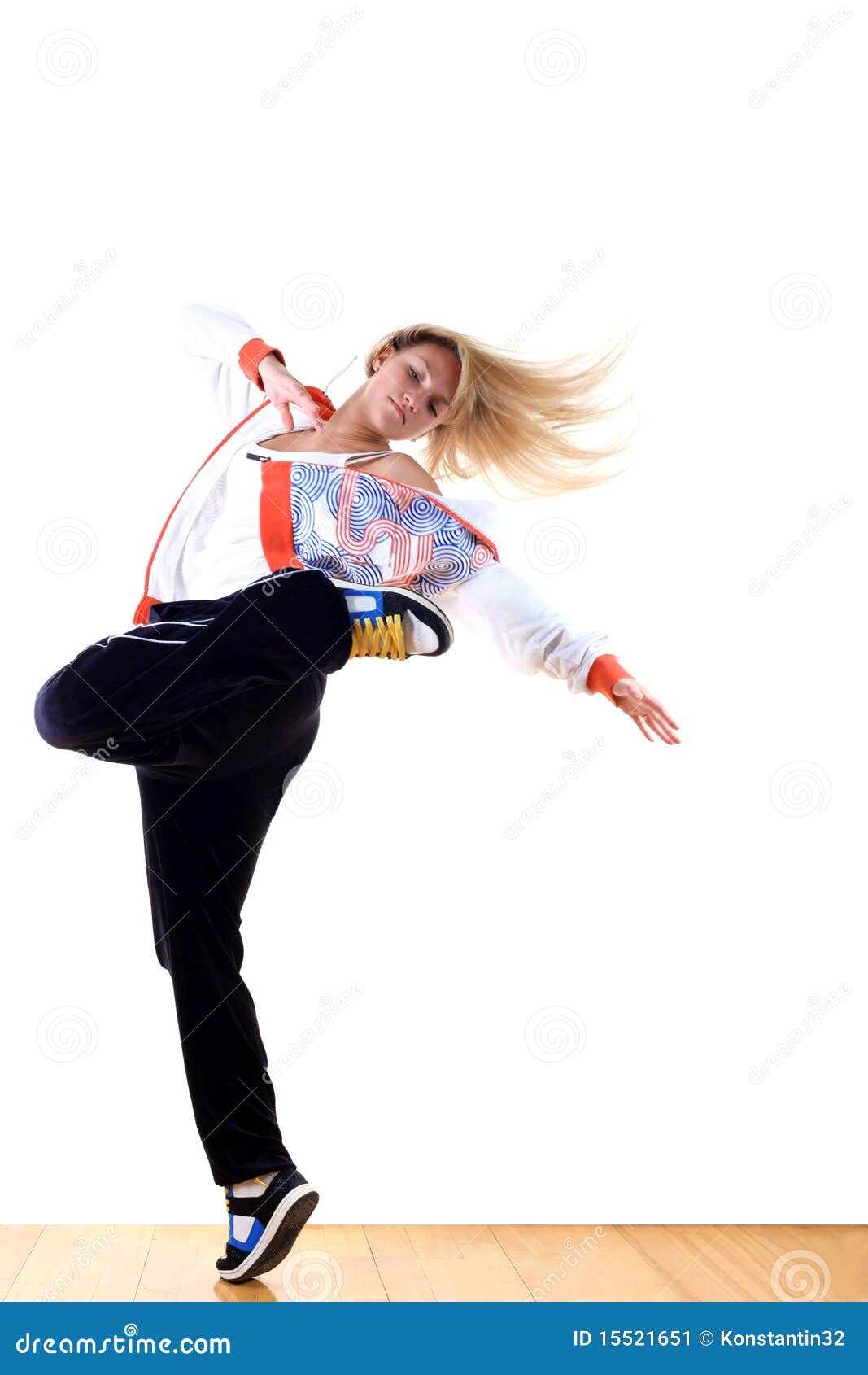 Woman modern sport dancer stock image. Image of fashion - 15521651