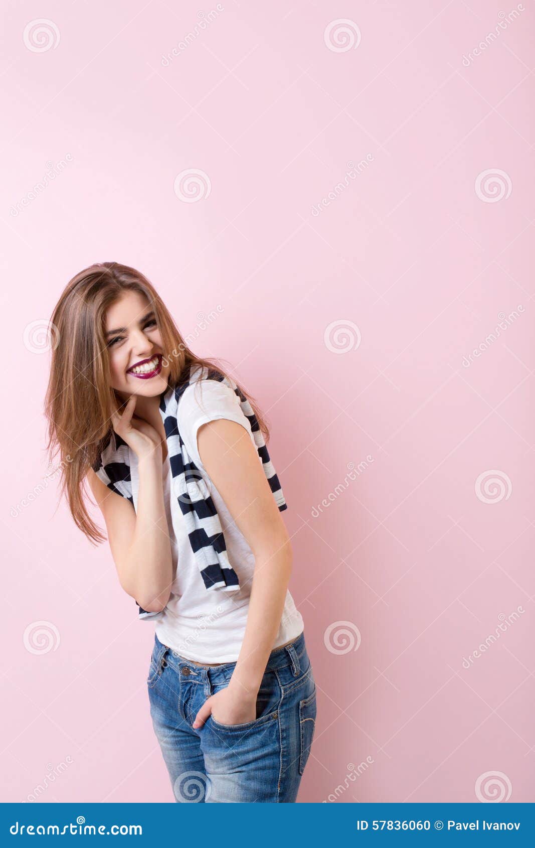 Woman modern style. stock photo. Image of background - 57836060
