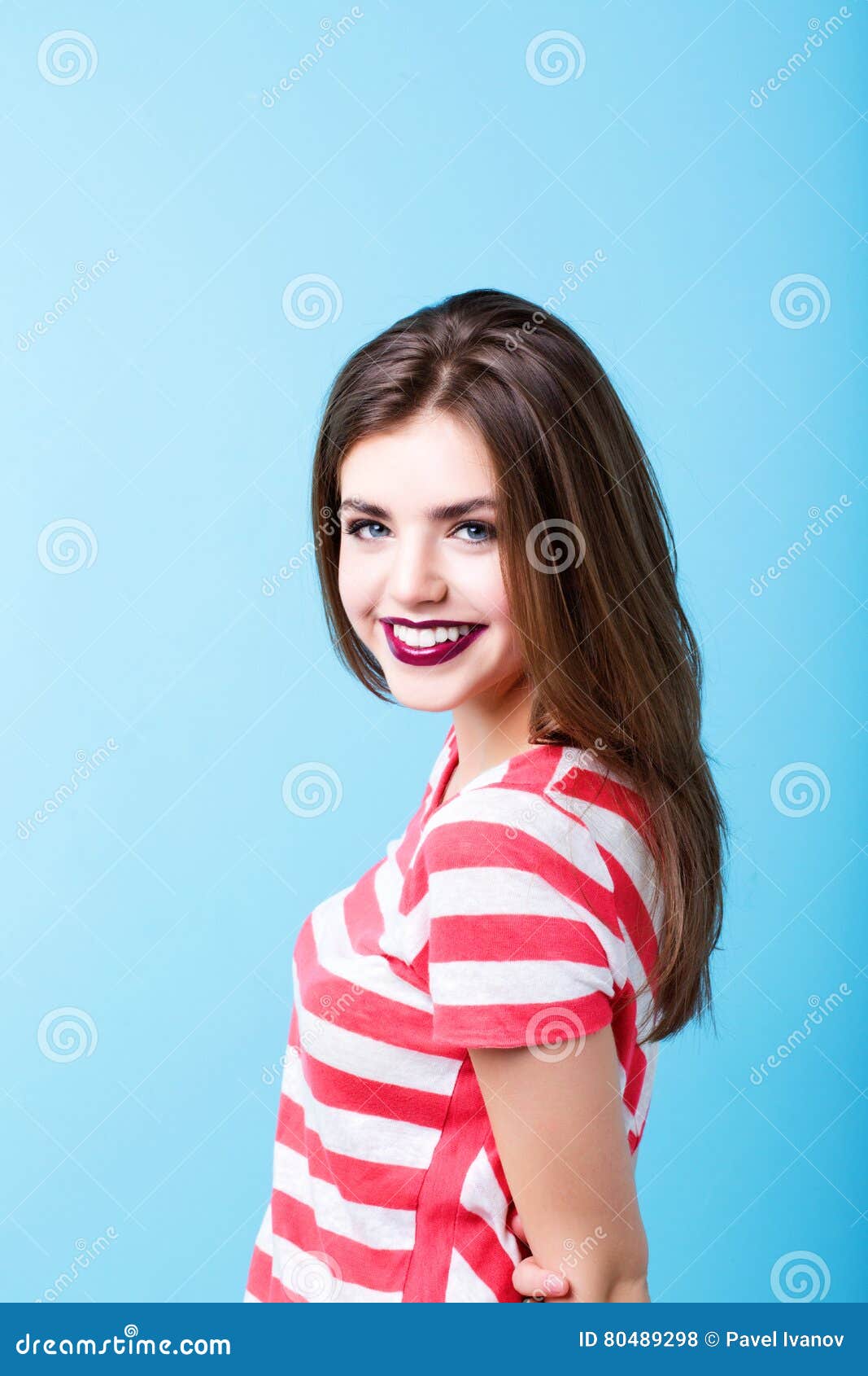 Woman modern style. stock photo. Image of beauty, looking - 80489298