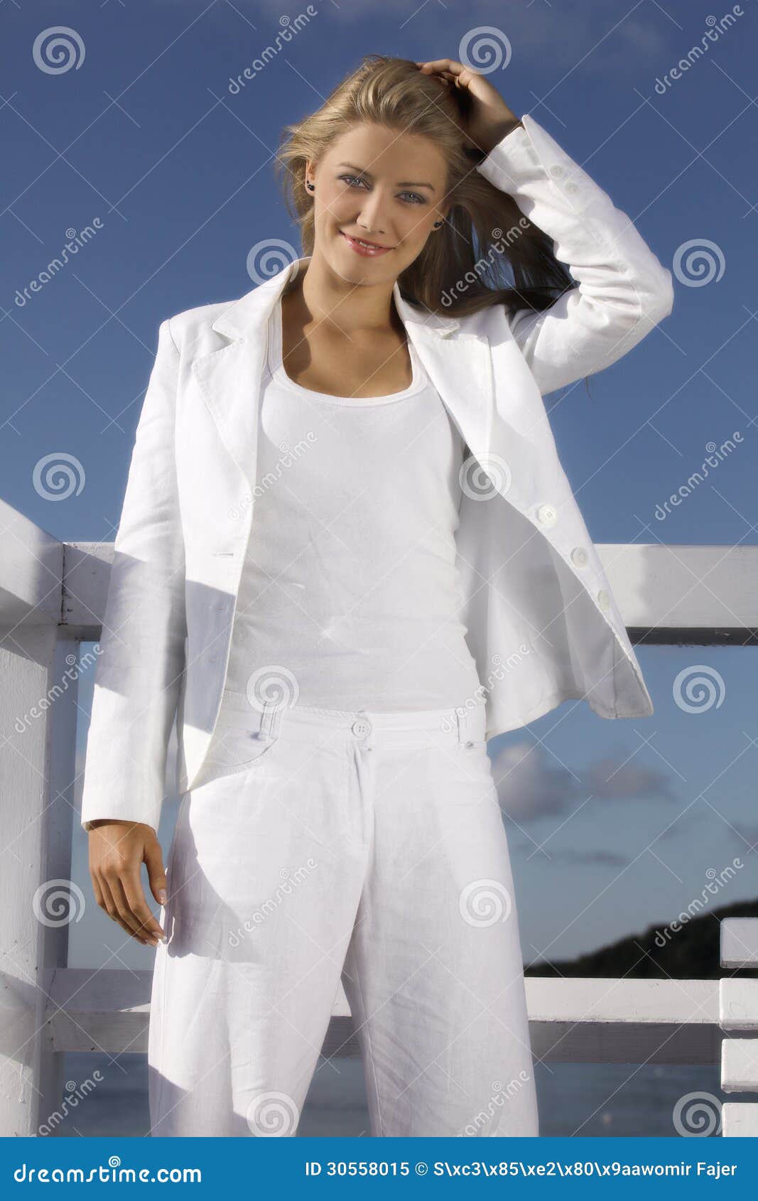 Woman during a Morning Walk Stock Image - Image of wear, tranquil: 30558015