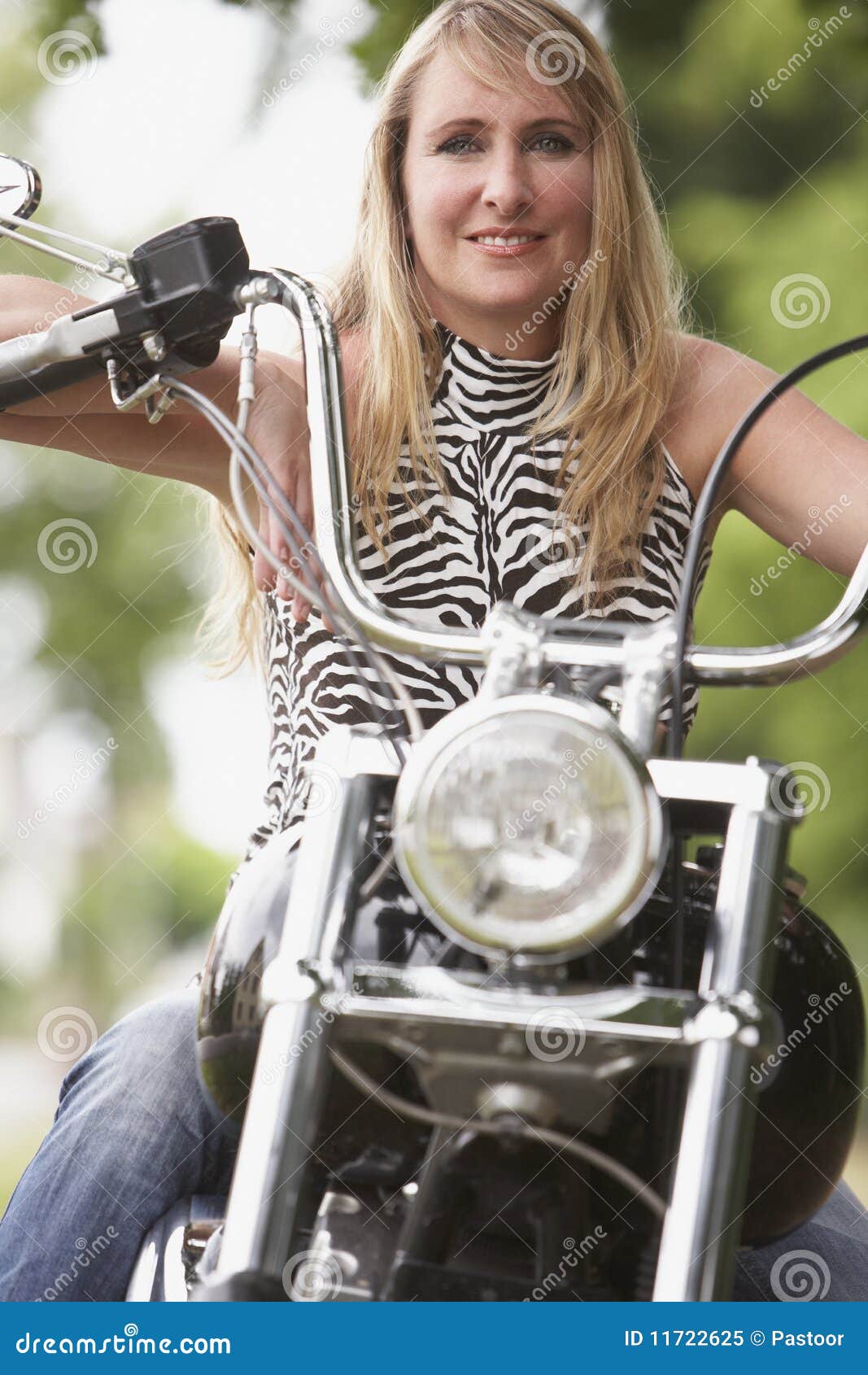 Woman and motorbike stock image. Image of model, people - 11722625