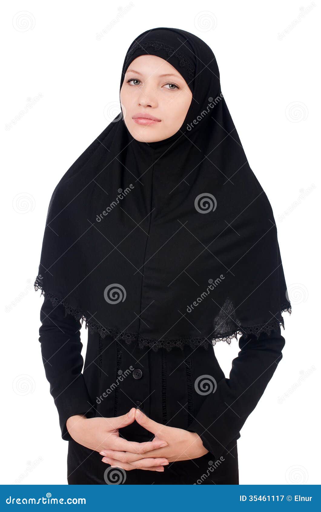 Woman with muslim burqa stock image. Image of burka, arab - 35461117