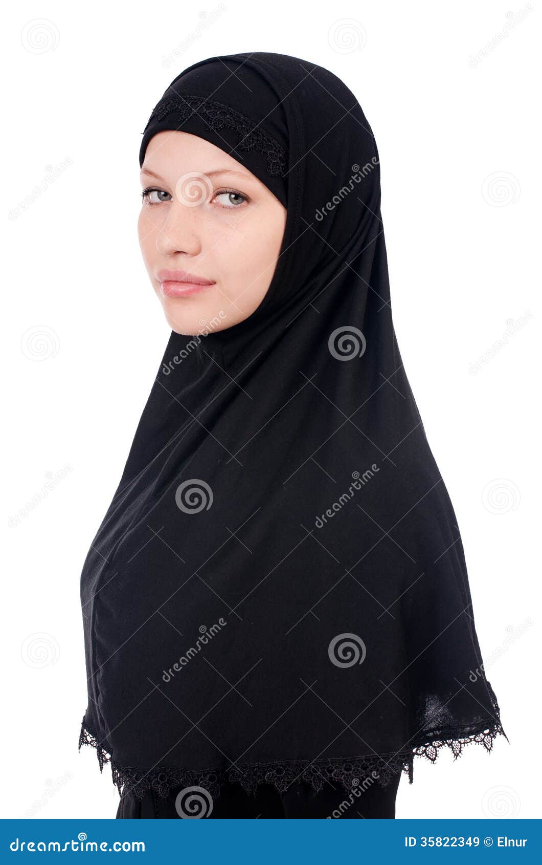 Woman with muslim burqa stock image. Image of hijab, ethnic - 35822349