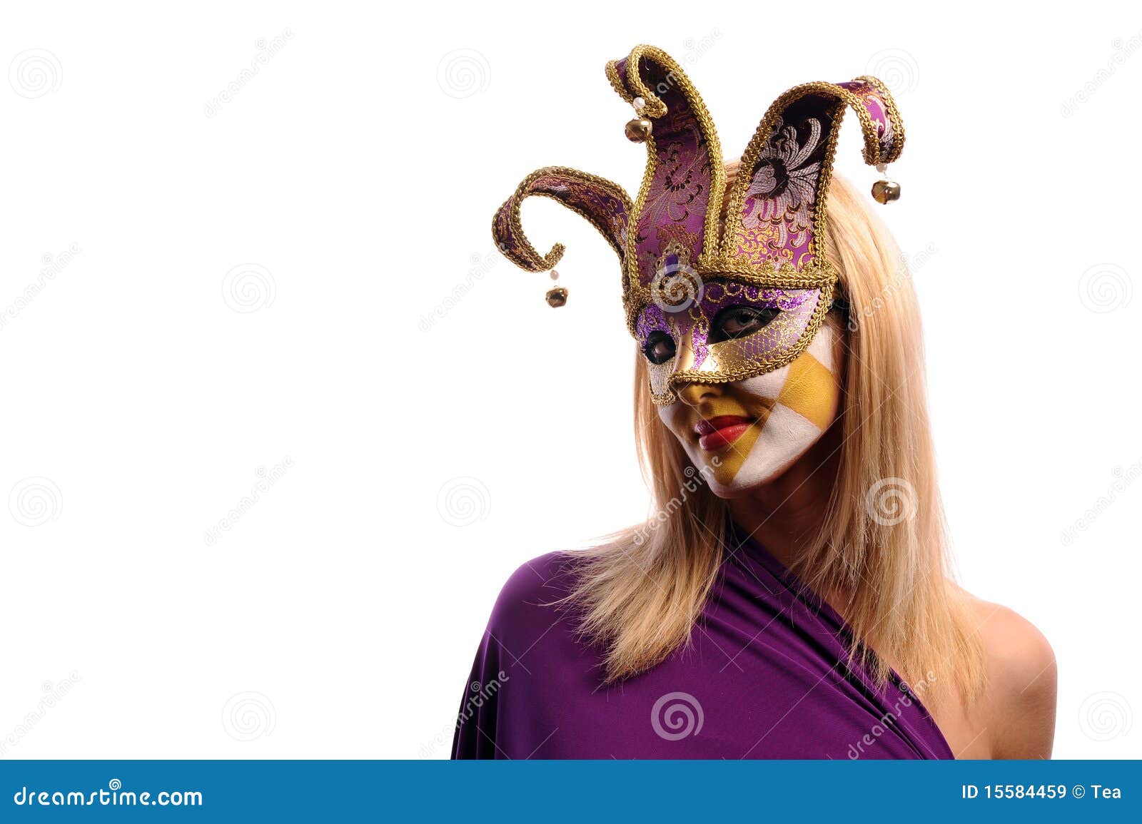 Woman N Half Mask from Venice Stock Image - Image of beautiful, fashion ...