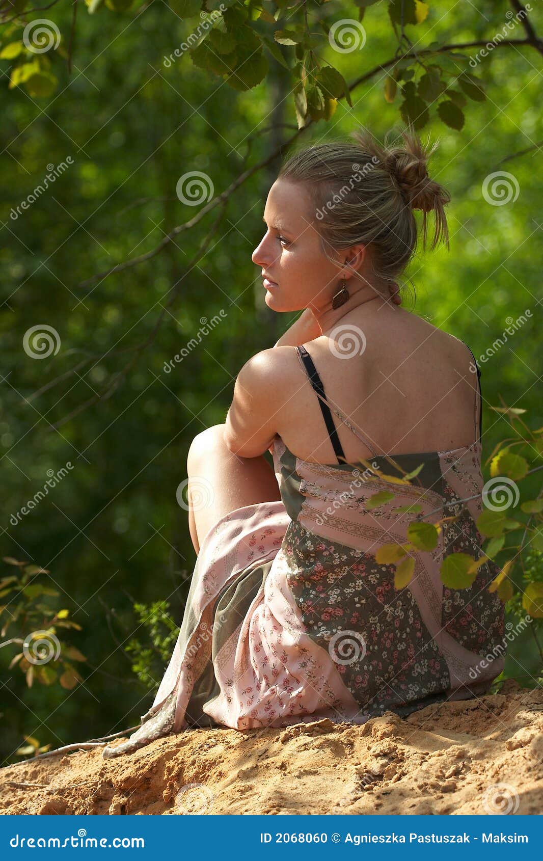 Woman and nature stock photo. Image of femininity, beauty - 2068060