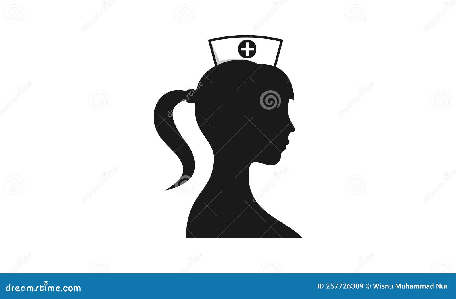 Woman Nurse with Long Hair Vector Design Stock Vector - Illustration of ... Woman Nurse with Long Hair Vector Design Stock Vector - Illustration of ...