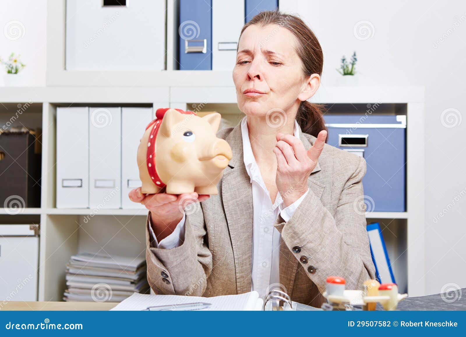 Woman in Office Ranting at Her Stock Photo - Image of money, profession ...