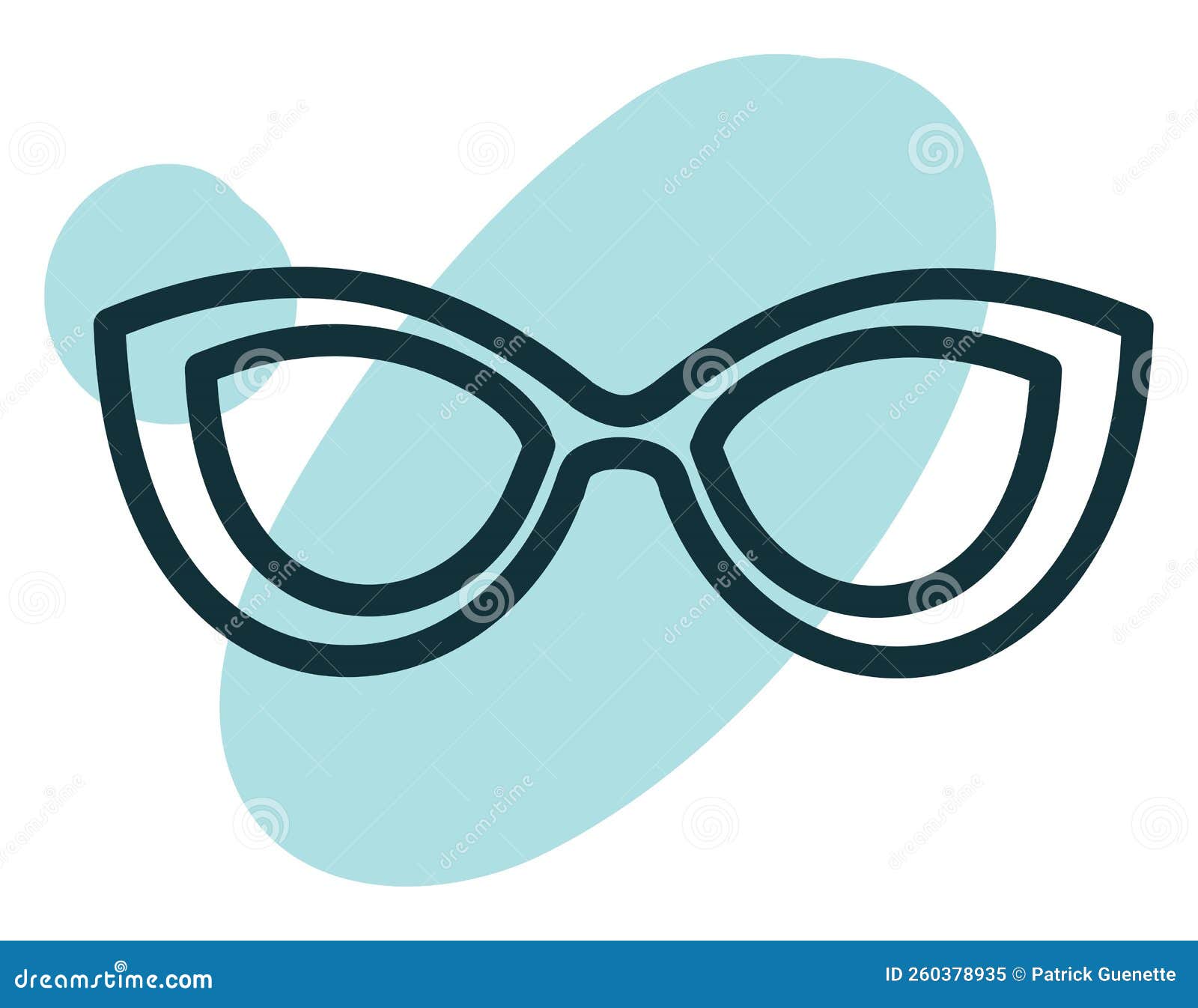 Woman Optical Glasses, Icon Stock Vector - Illustration of sight, white ...