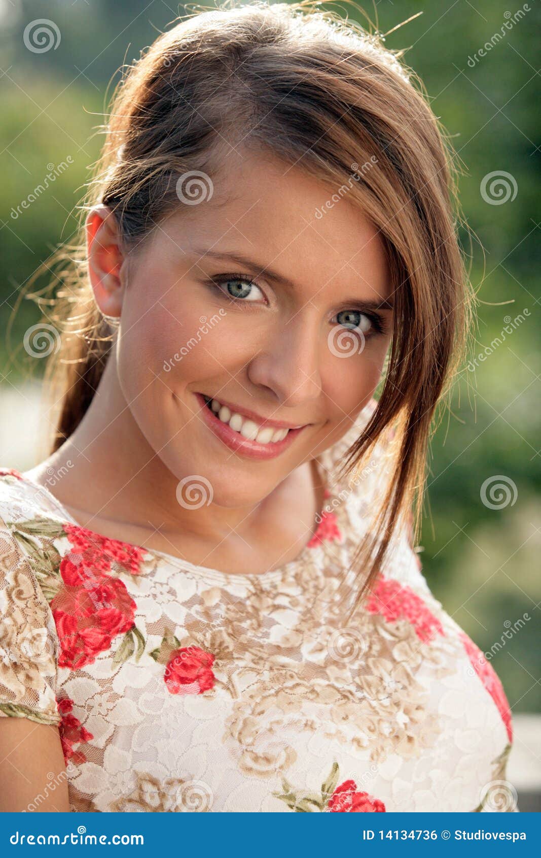 Woman outside stock photo. Image of adult, enjoy, attractive - 14134736