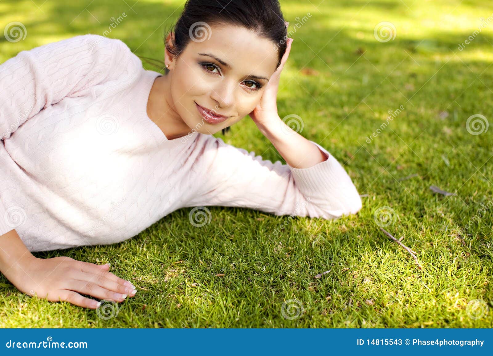 Woman outside stock image. Image of face, beautiful, freshness - 14815543