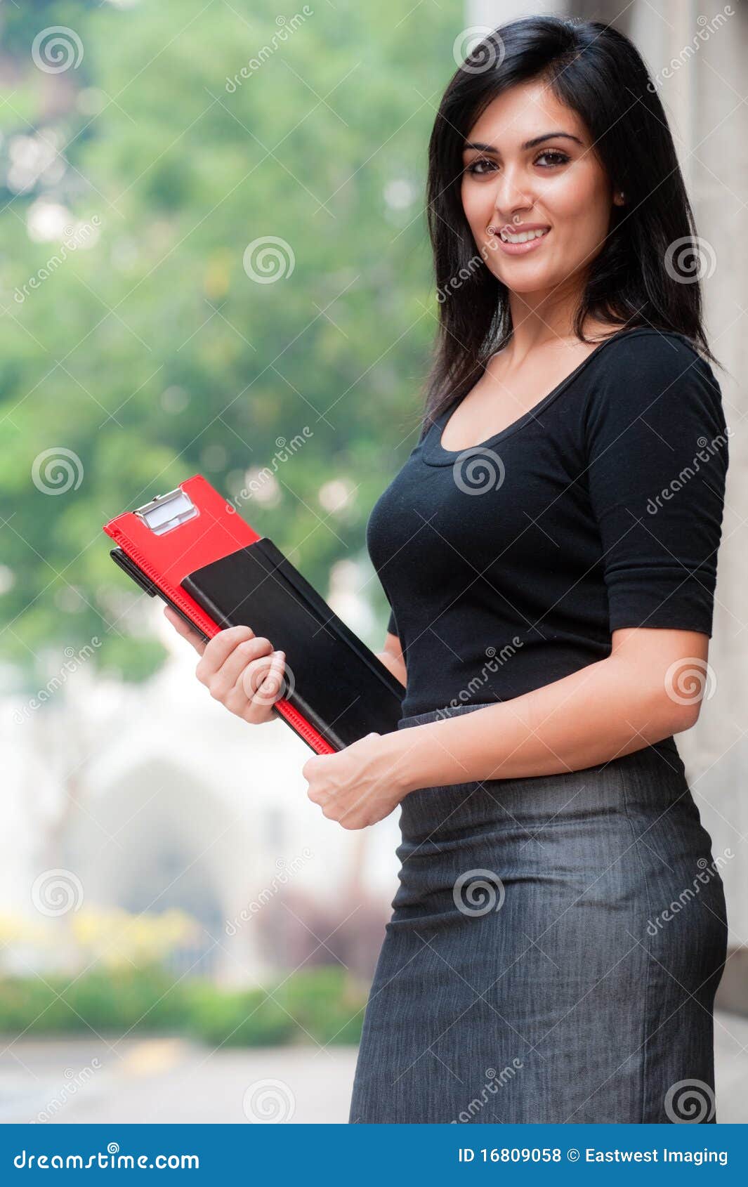 Woman Outside stock photo. Image of adult, communication - 16809058