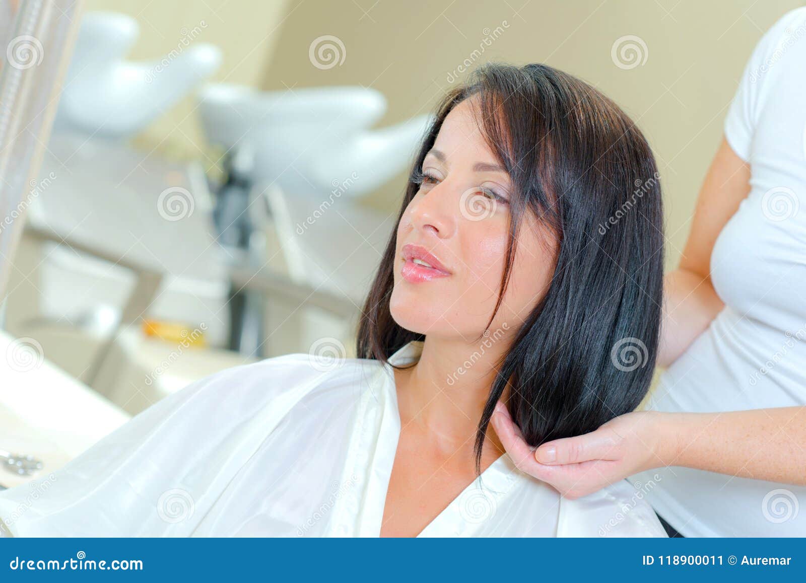 Woman in the parlor stock image. Image of pretty, girl - 118900011