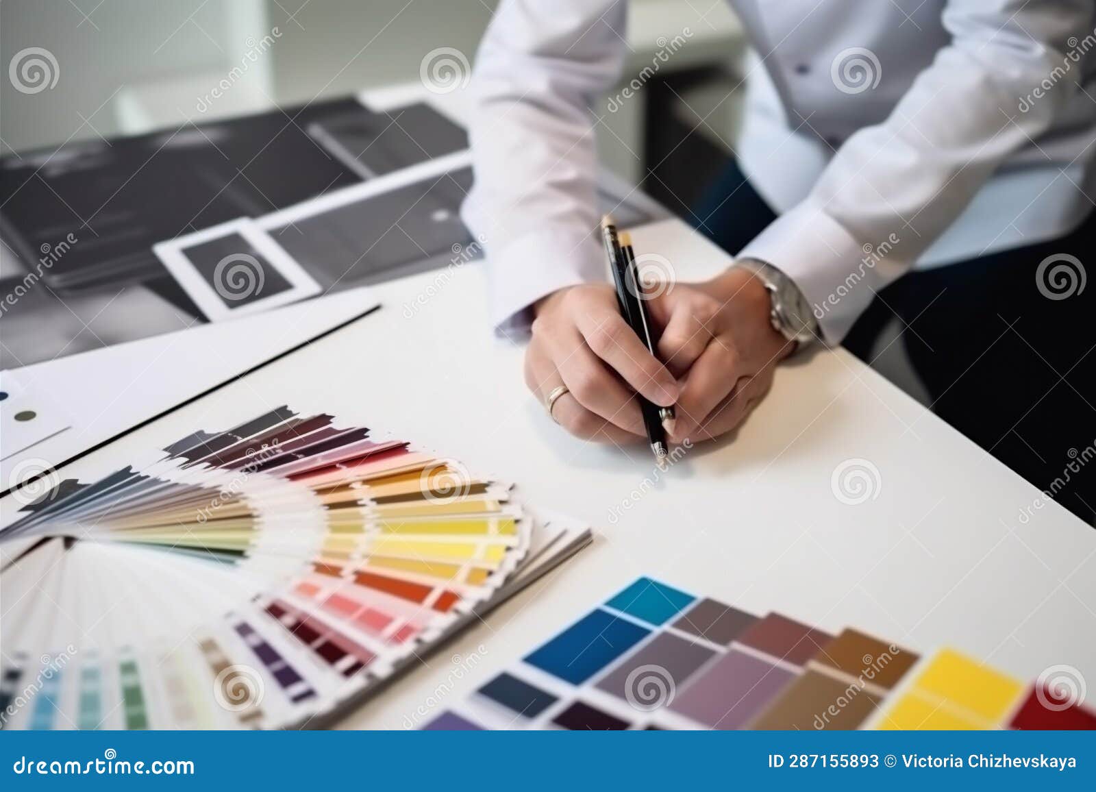 Interior Palette Sample Swatch Creativity Choice Color Design Designer ...