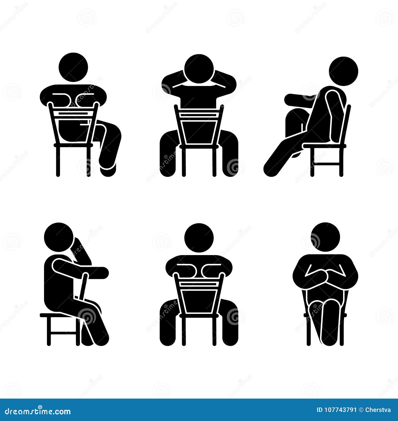 Woman People Various Sitting Position. Posture Stick Figure Stock ... Woman People Various Sitting Position. Posture Stick Figure Stock ...