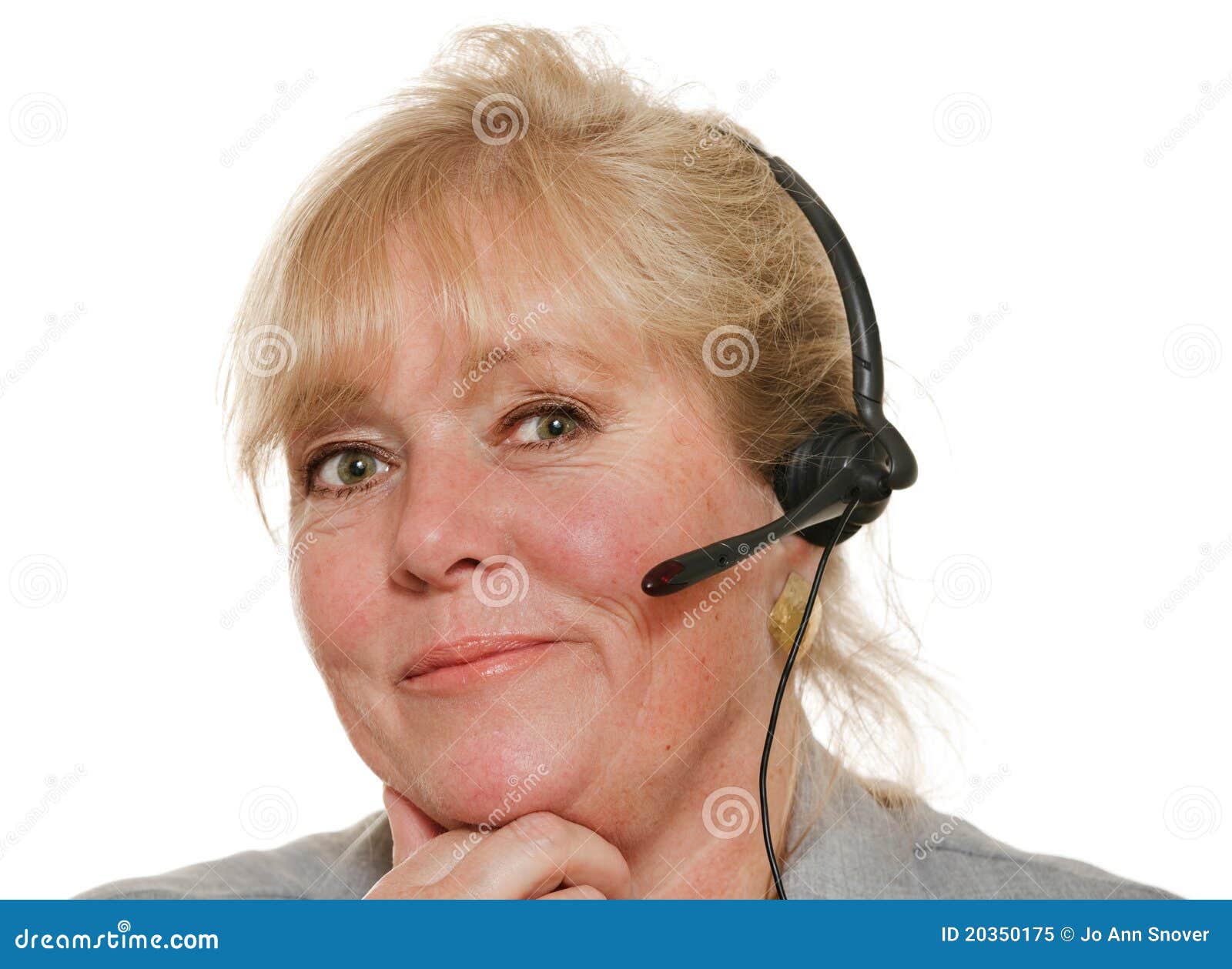 Woman phone assistance stock image. Image of occupation - 20350175