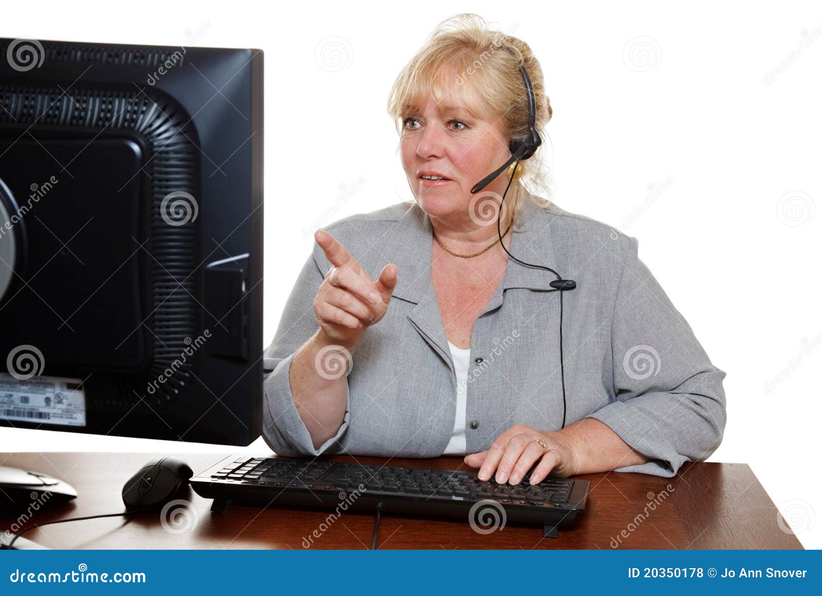 Woman phone assistance stock photo. Image of female, cocked - 20350178