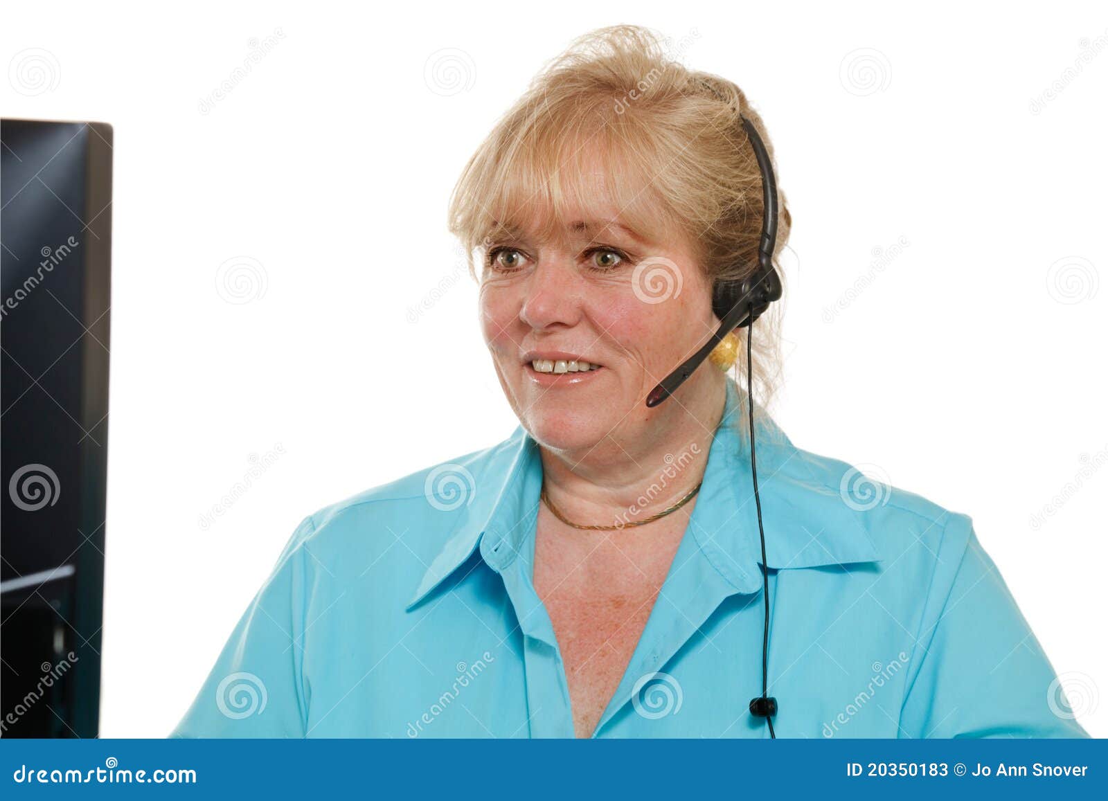 Woman phone assistance stock image. Image of sales, microphone - 20350183