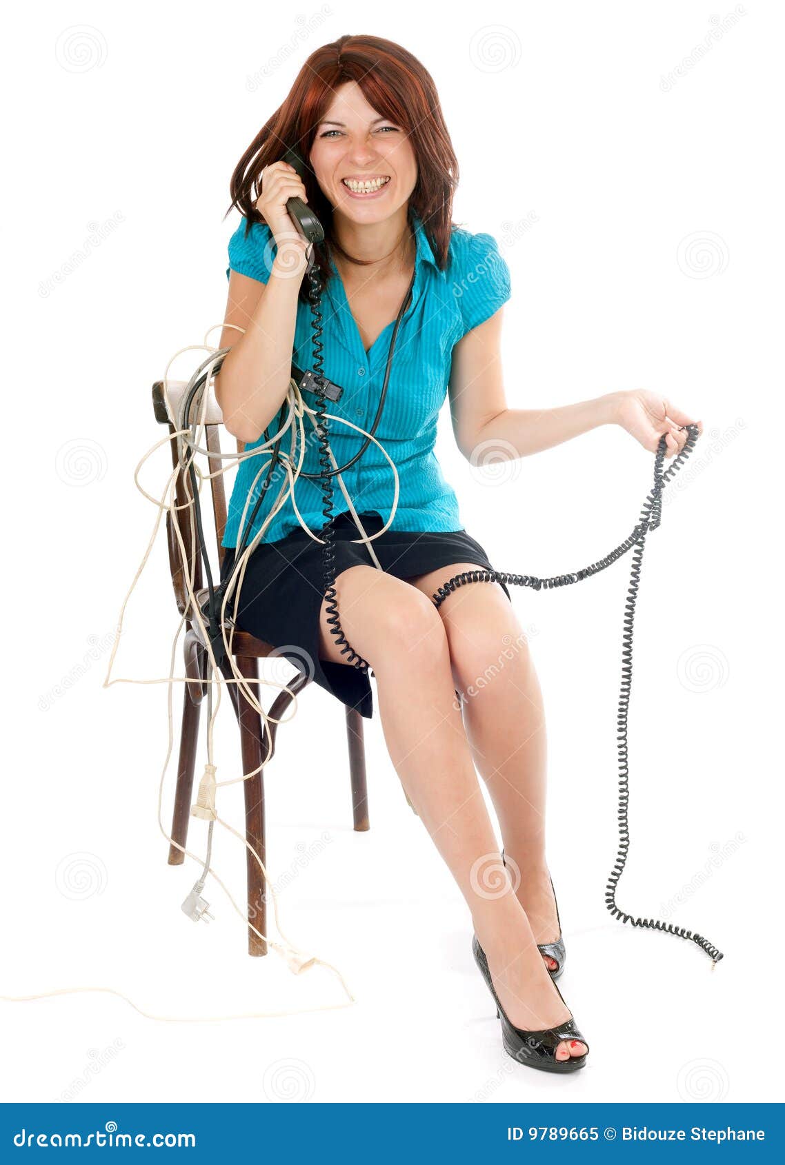 Woman phoning stock image. Image of phone, people, beauty - 9789665