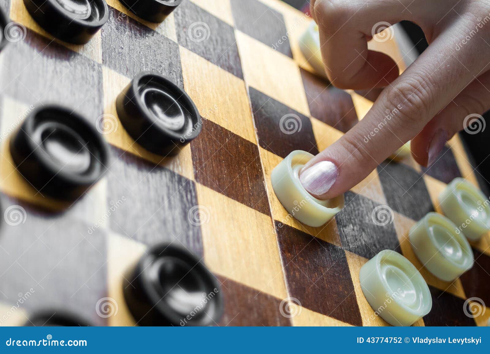Woman Playing Checkers stock photo. Image of group, circle - 43774752
