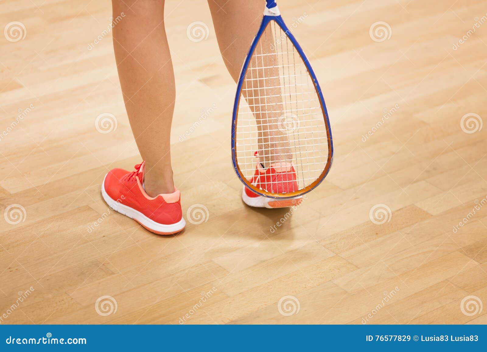 Woman playing squash stock image. Image of female, caucasian - 76577829