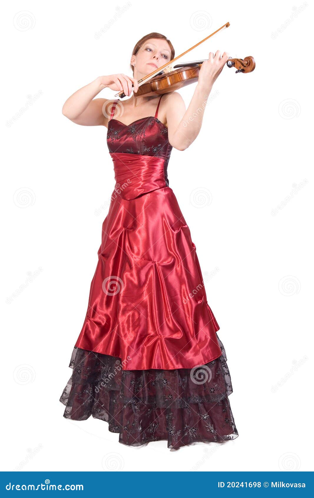 Woman plays the viola stock photo. Image of music, people - 20241698