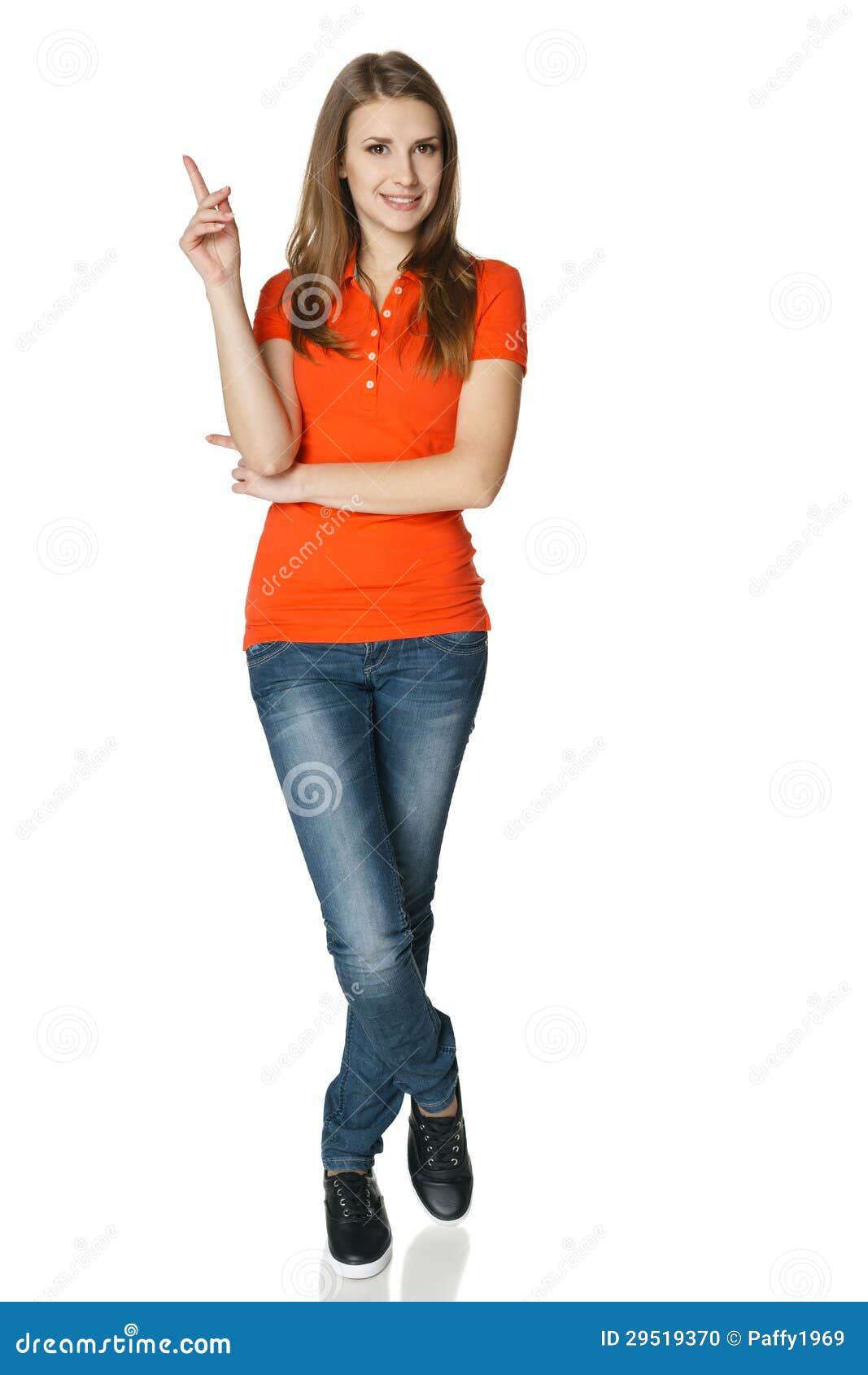 Woman Pointing Finger At 2021 Loading Process Waiting New Year ...