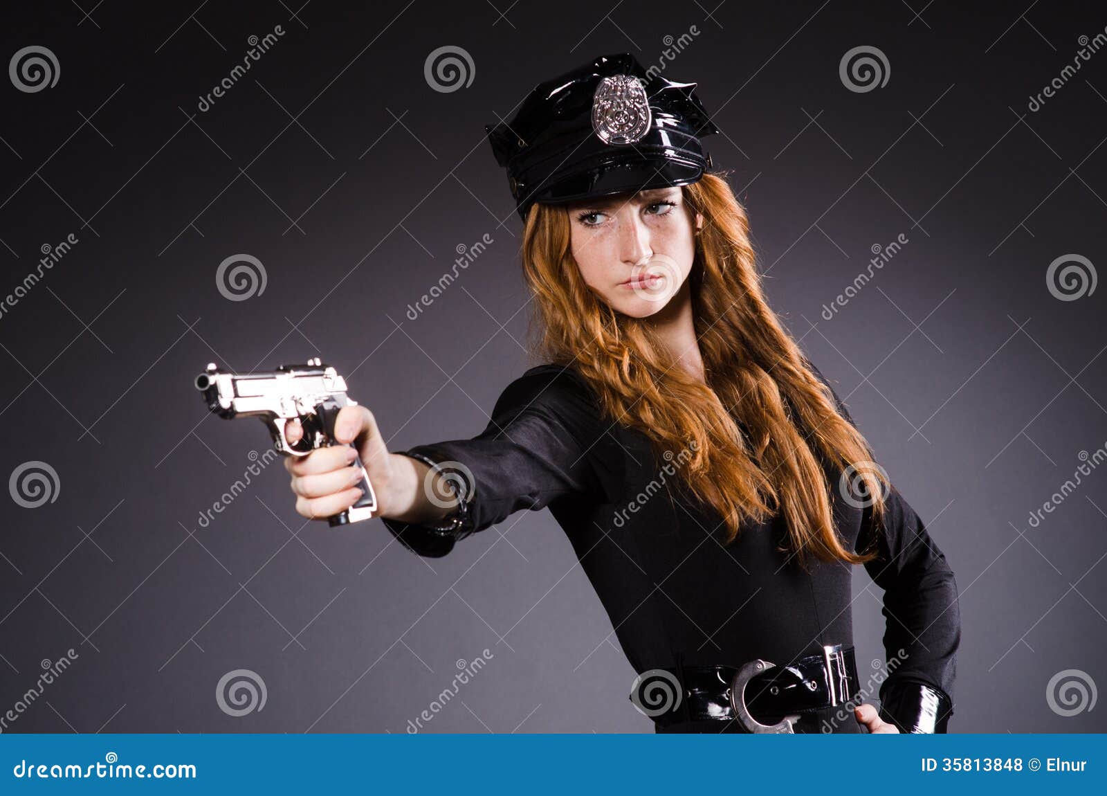 Woman police office stock photo. Image of caucasian, enforcement - 35813848