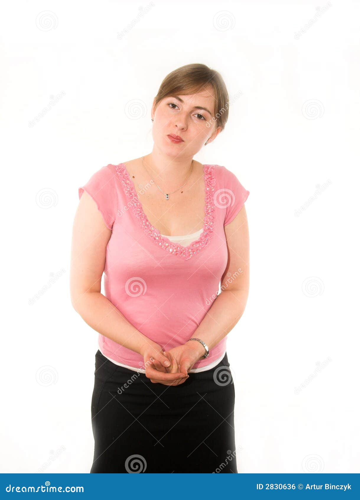 Woman in polite pose stock photo. Image of sensuality - 2830636