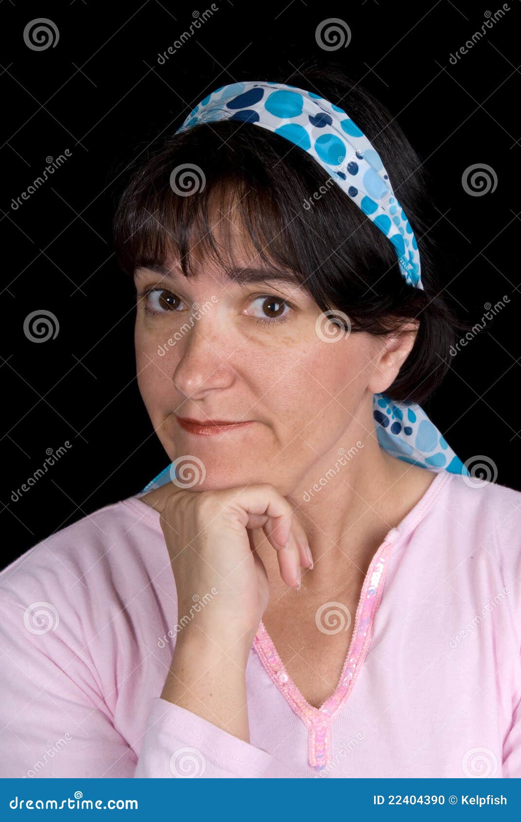 Woman pondering stock photo. Image of think, wonder, ecstatic - 22404390