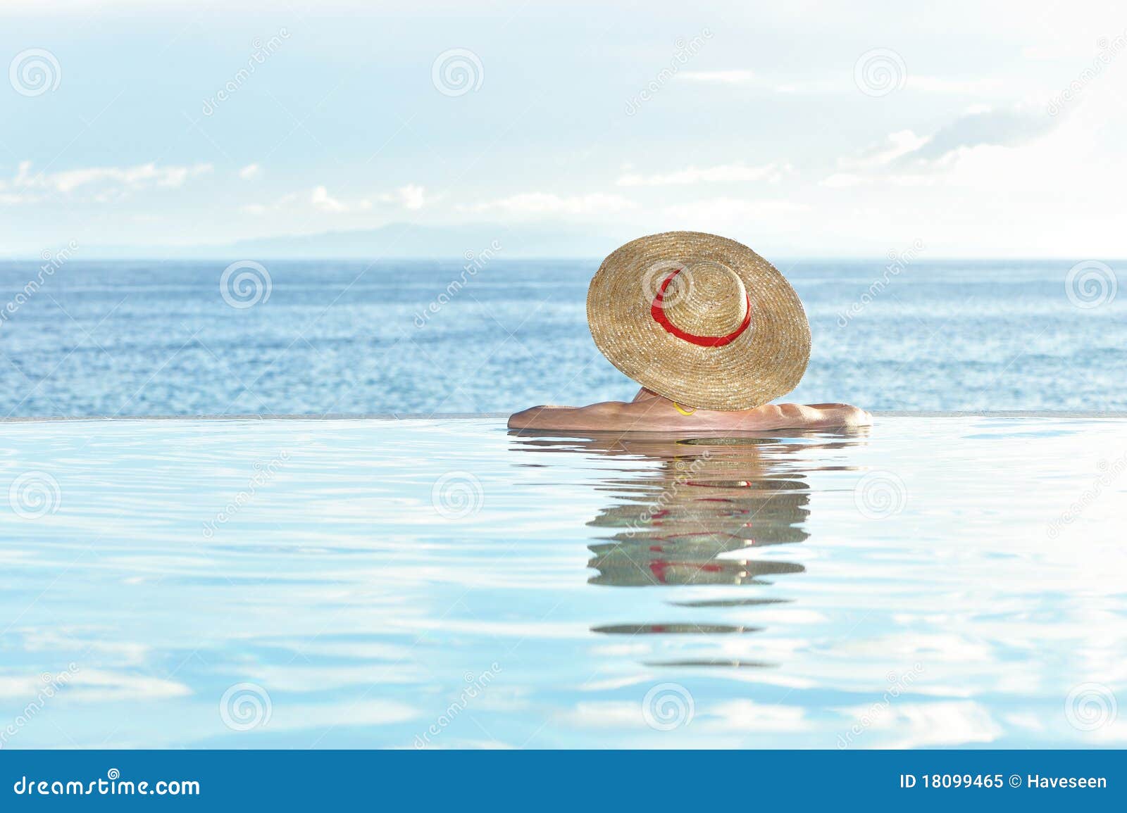 Woman at poolside stock image. Image of leisure, vacations - 18099465
