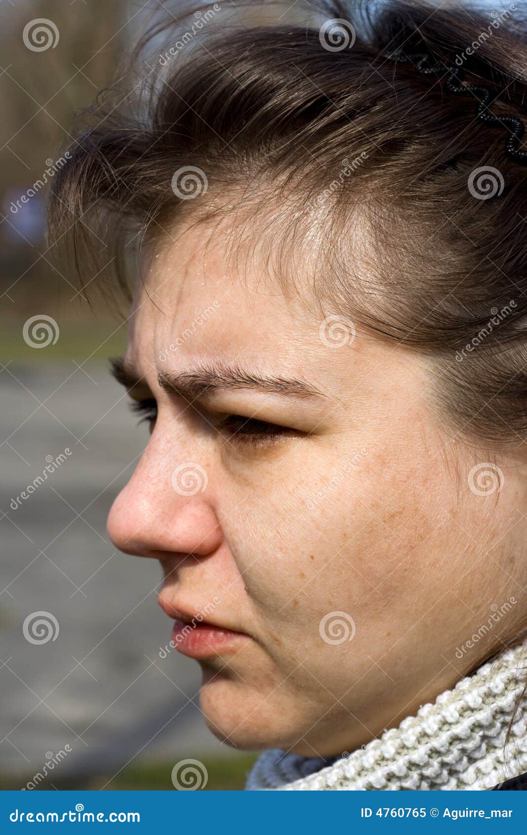 Woman portrait profile stock image. Image of portrait - 4760765