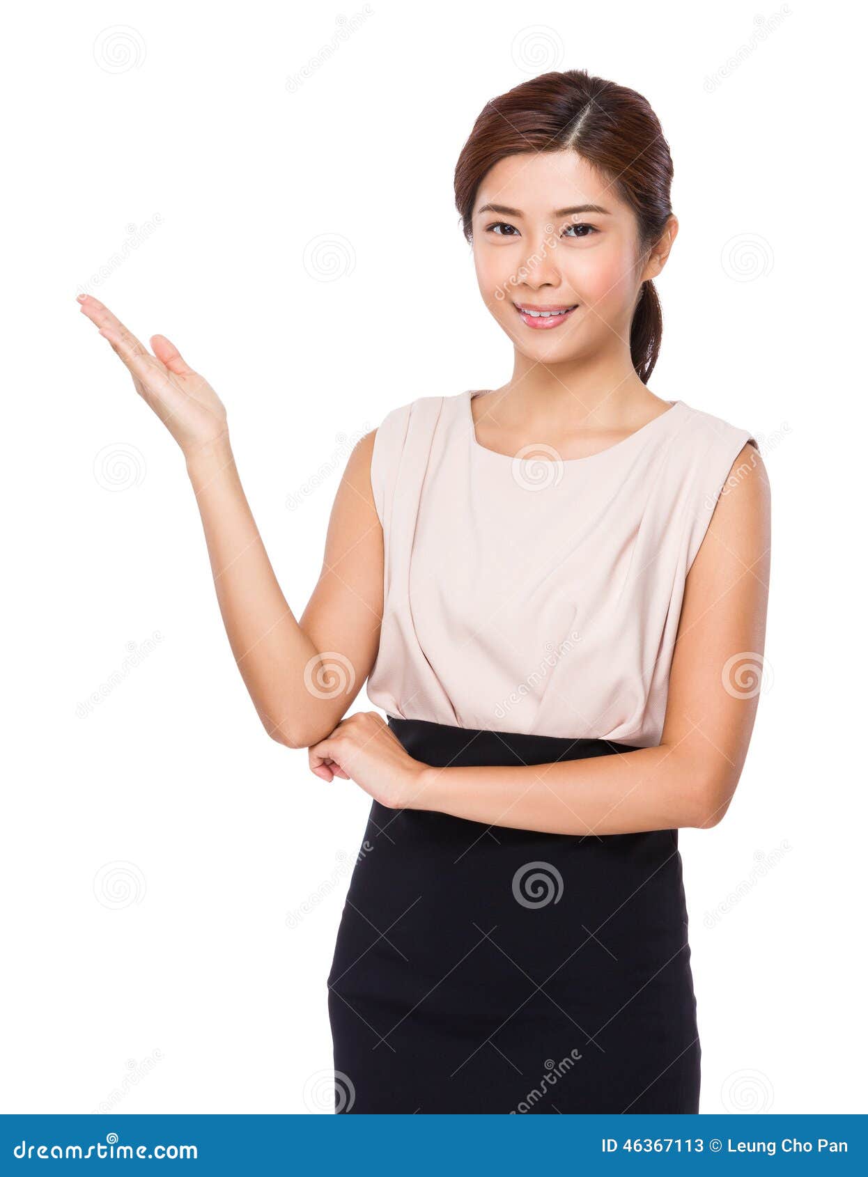 Woman Pose Arching Her Back While Touching Her Neck Royalty-Free Stock ...