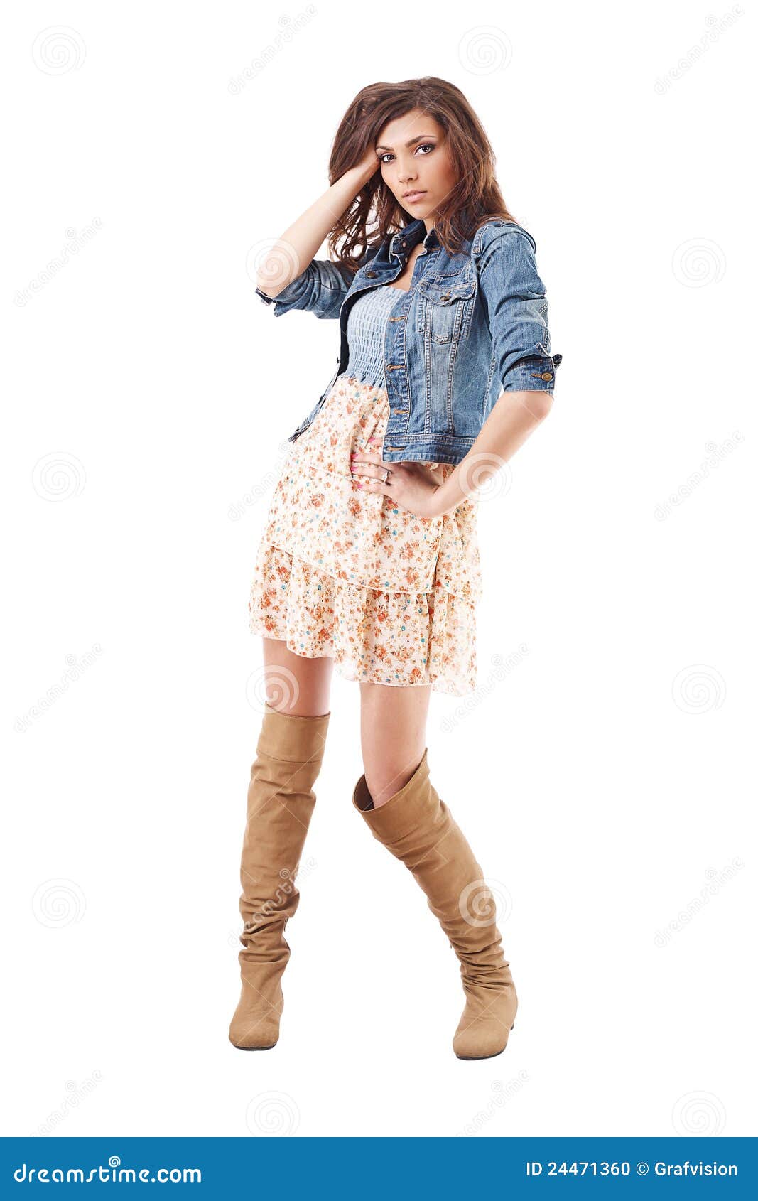 Woman Posing Stock Photo - Image: 24471360