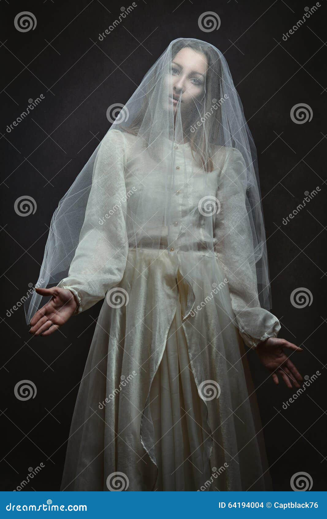 Woman posing like a puppet stock photo. Image of victorian - 64194004