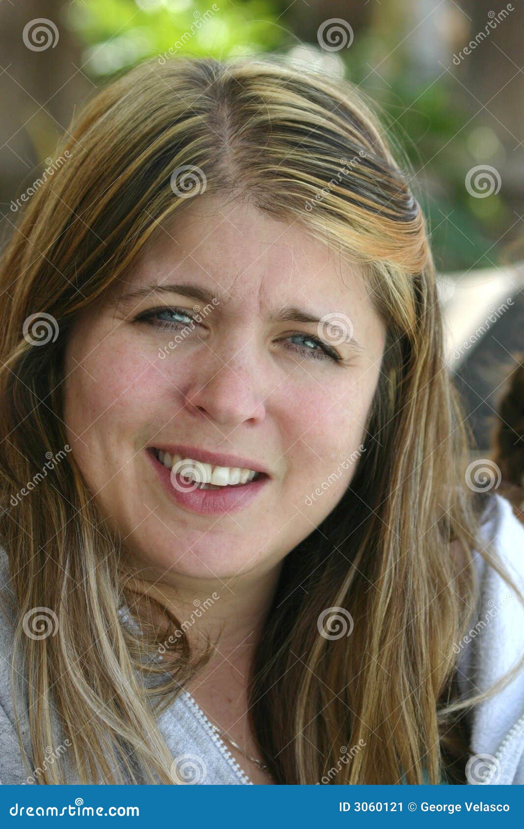 Woman posing outside stock image. Image of smile, serious - 3060121