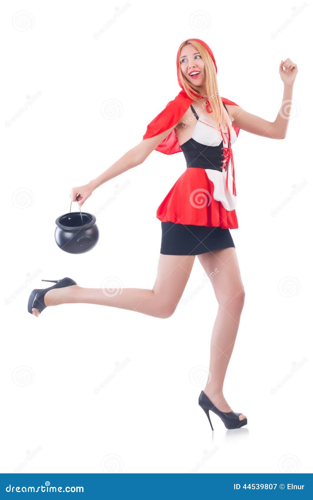 Woman with pot isolated stock image. Image of party, isolated - 44539807