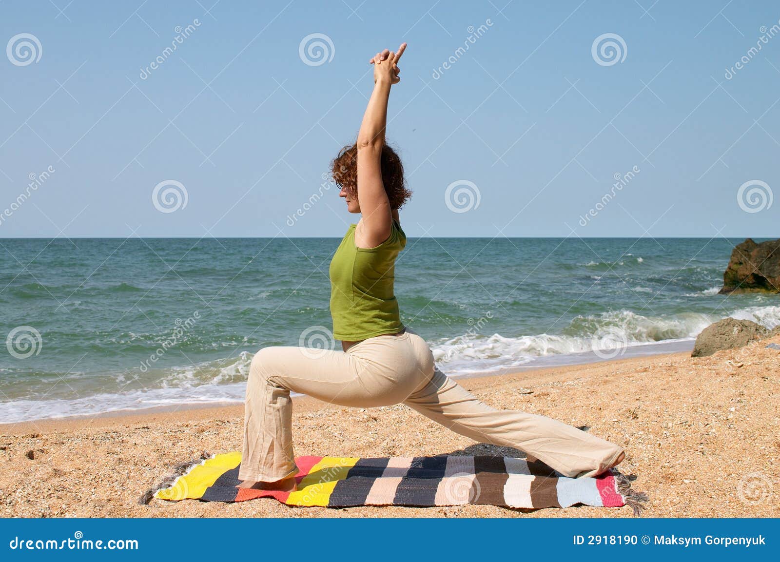 Woman practice yoga asana stock photo. Image of people - 2918190
