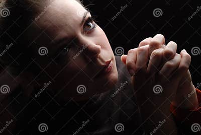 Woman praying stock photo. Image of belief, spirituality - 3961644