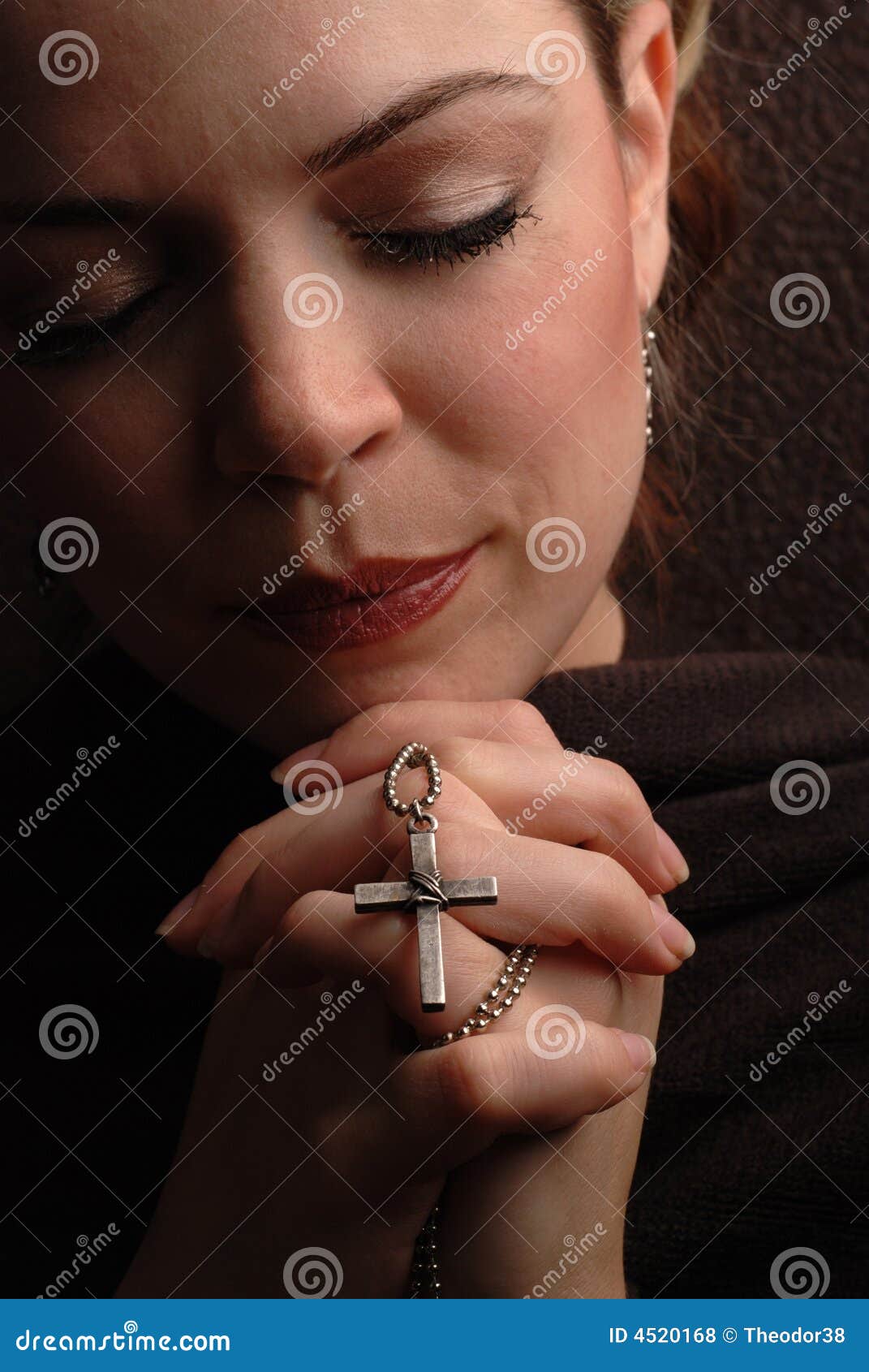 Woman praying stock photo. Image of christian, prayer - 4520168