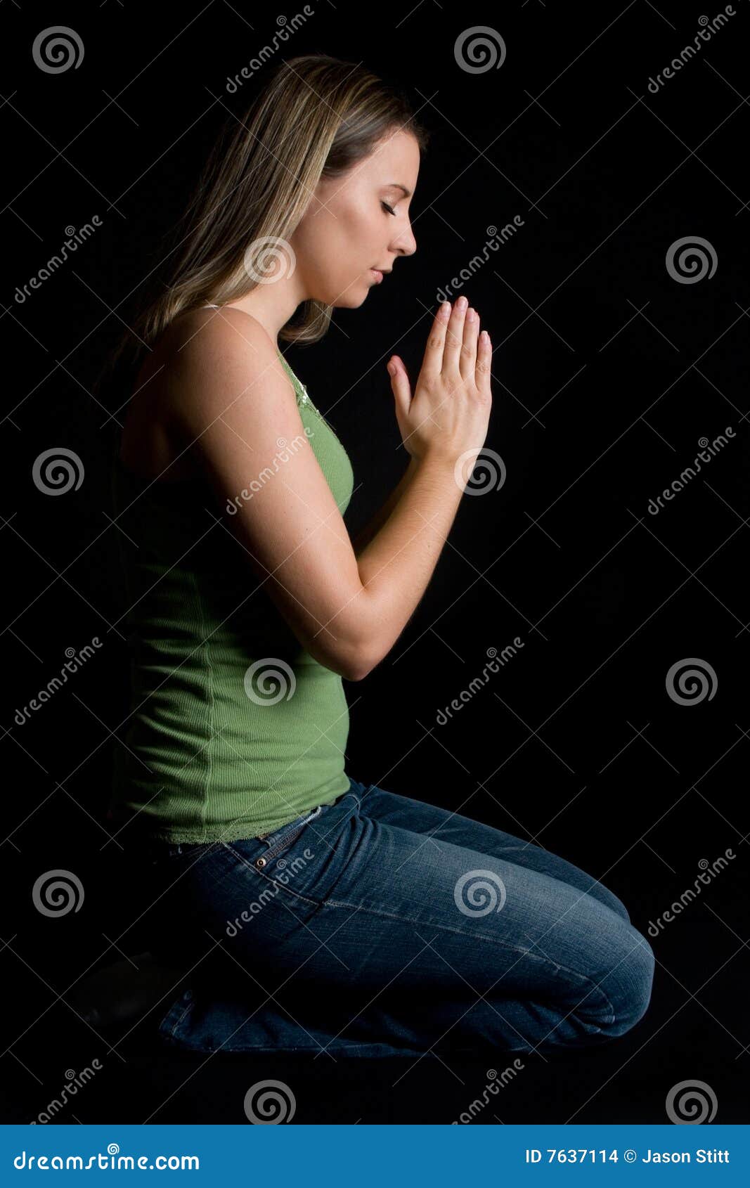 Woman Praying stock photo. Image of christian, praying - 7637114