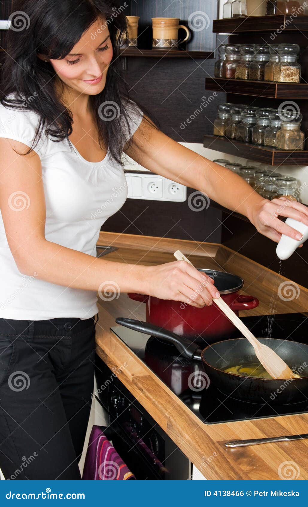 Woman preparing lunch stock photo. Image of flavour, people - 4138466 Woman preparing lunch stock photo. Image of flavour, people - 4138466