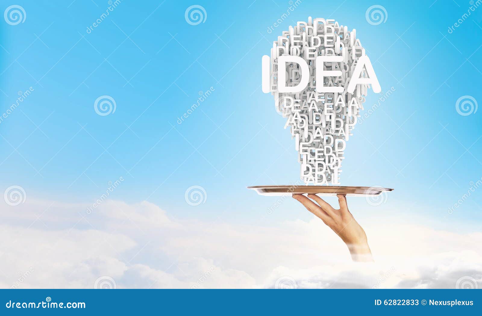 Woman presenting idea stock image. Image of creativity - 62822833