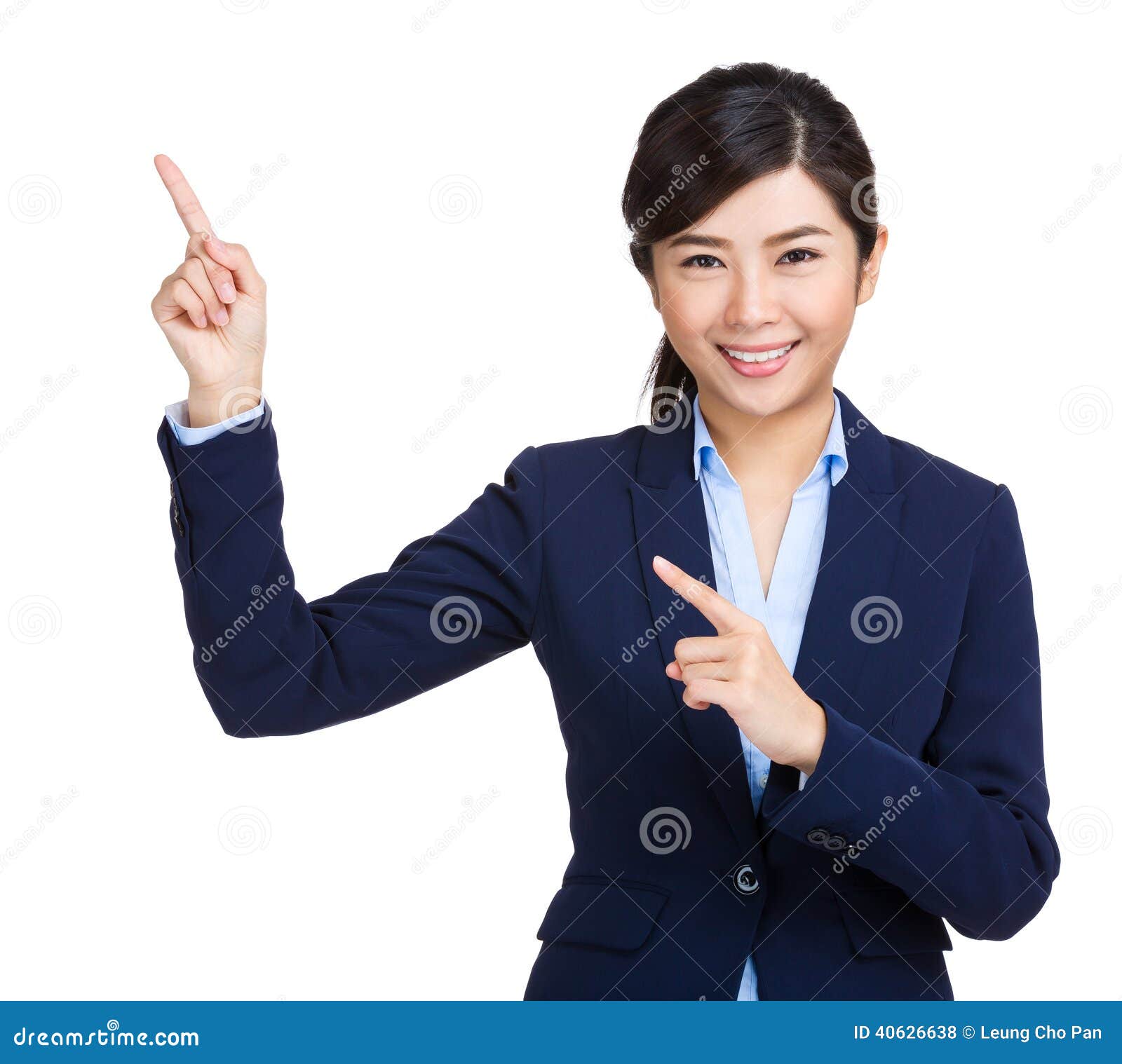 Woman presenting stock photo. Image of asia, girl, hand - 40626638