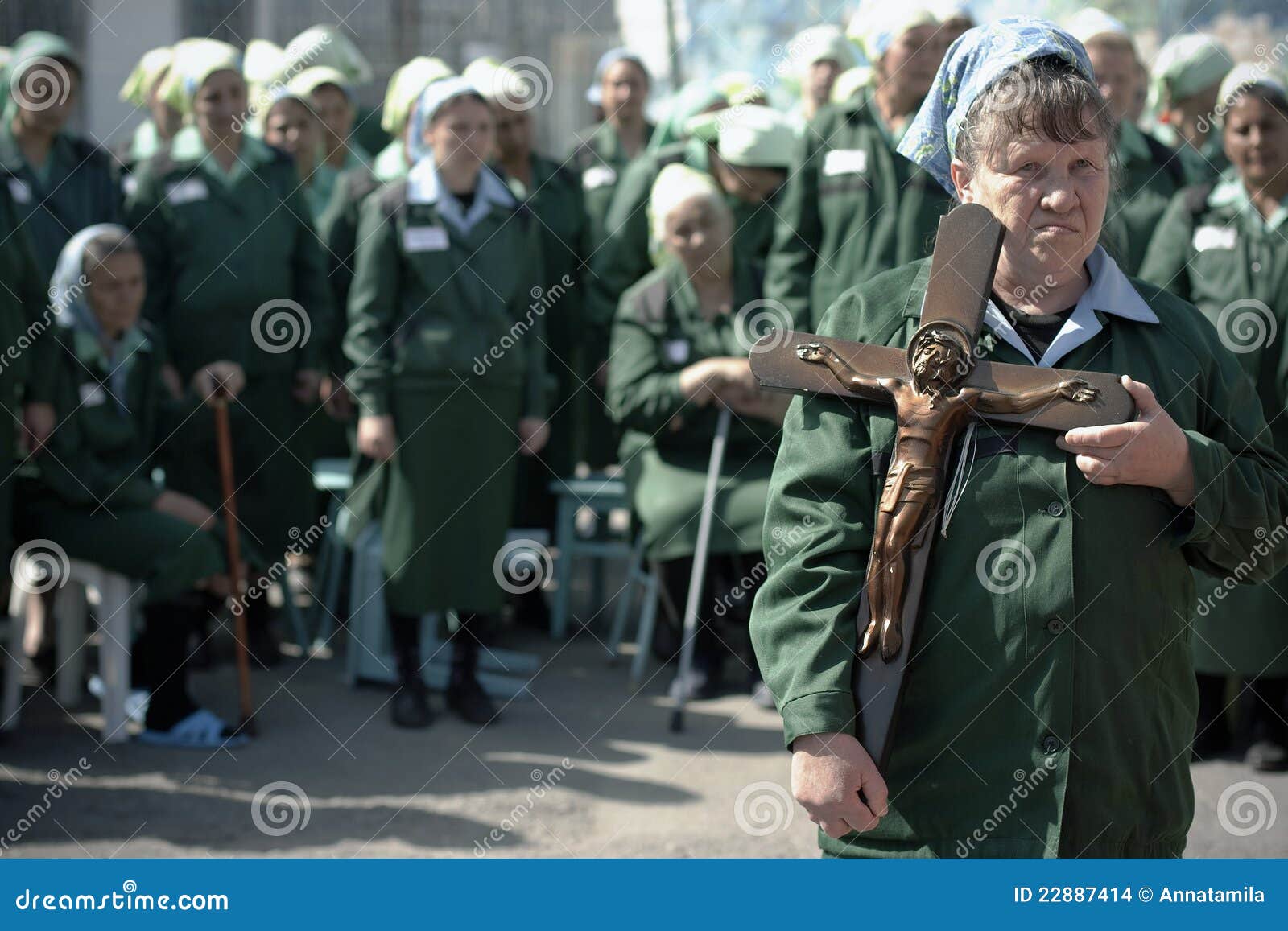 A woman in prison editorial stock image. Image of life - 22887414
