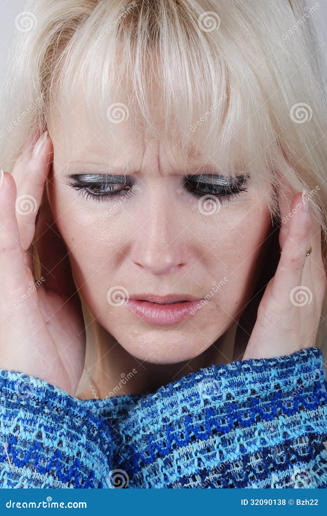 Woman with a problem stock photo. Image of female, women - 32090138
