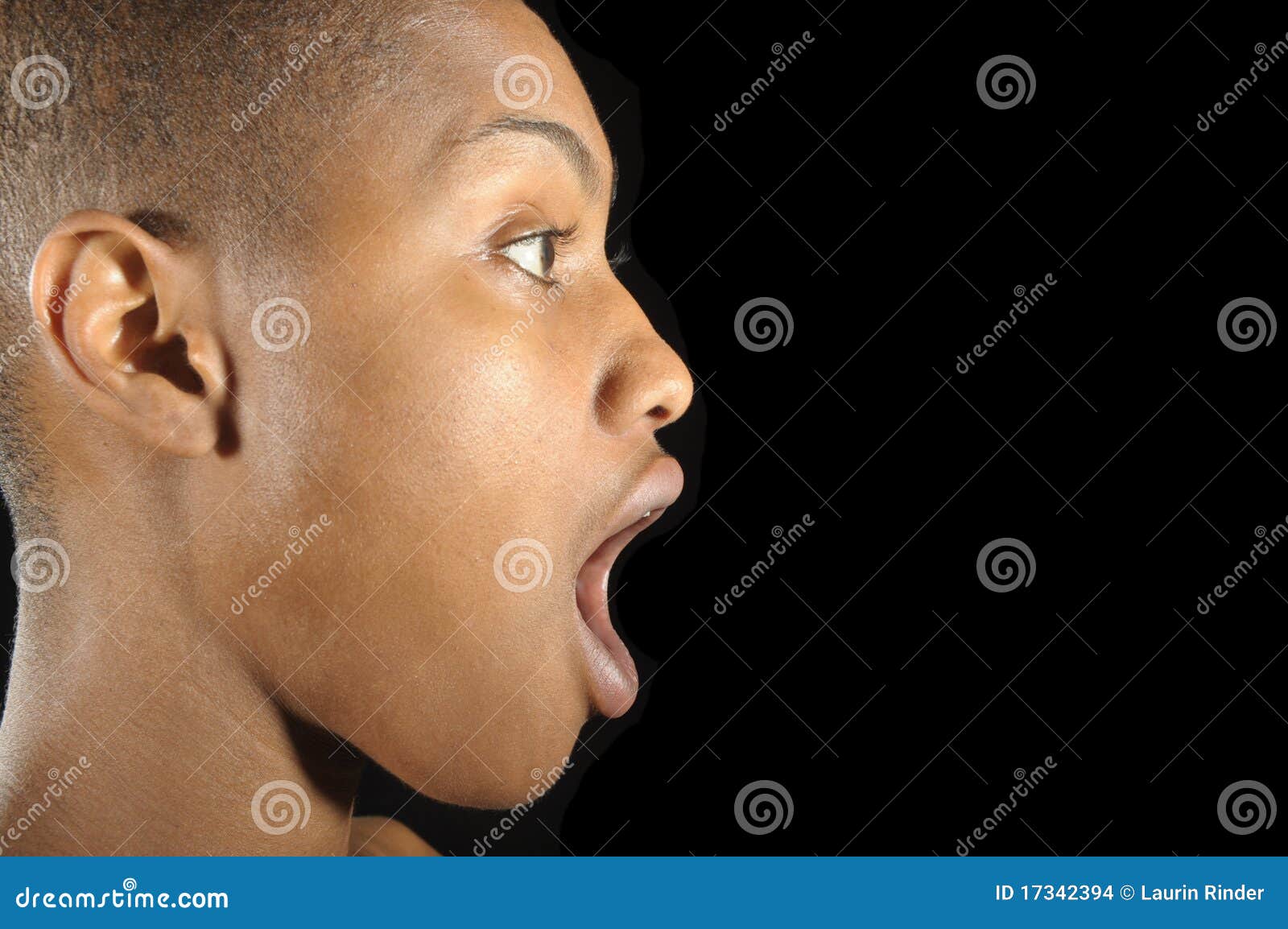 Woman in Profile stock photo. Image of healthy, ethnic - 17342394