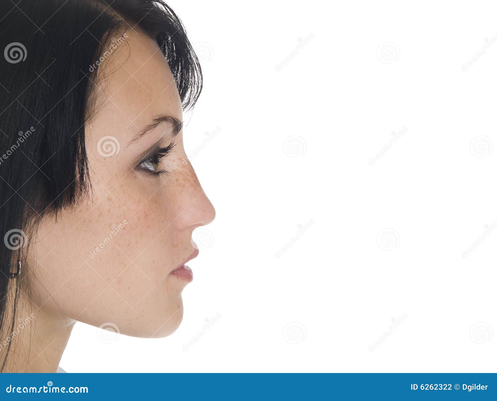 Woman - profile headshot stock photo. Image of white, hair - 6262322